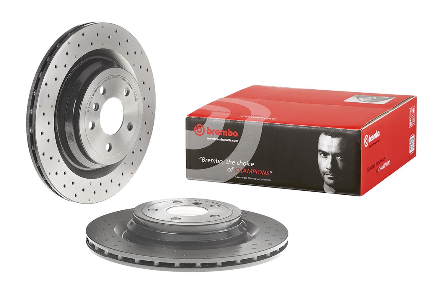 Brembo 09.A959.21 Brembo Premium UV Coated Brake Rotors | Summit Racing