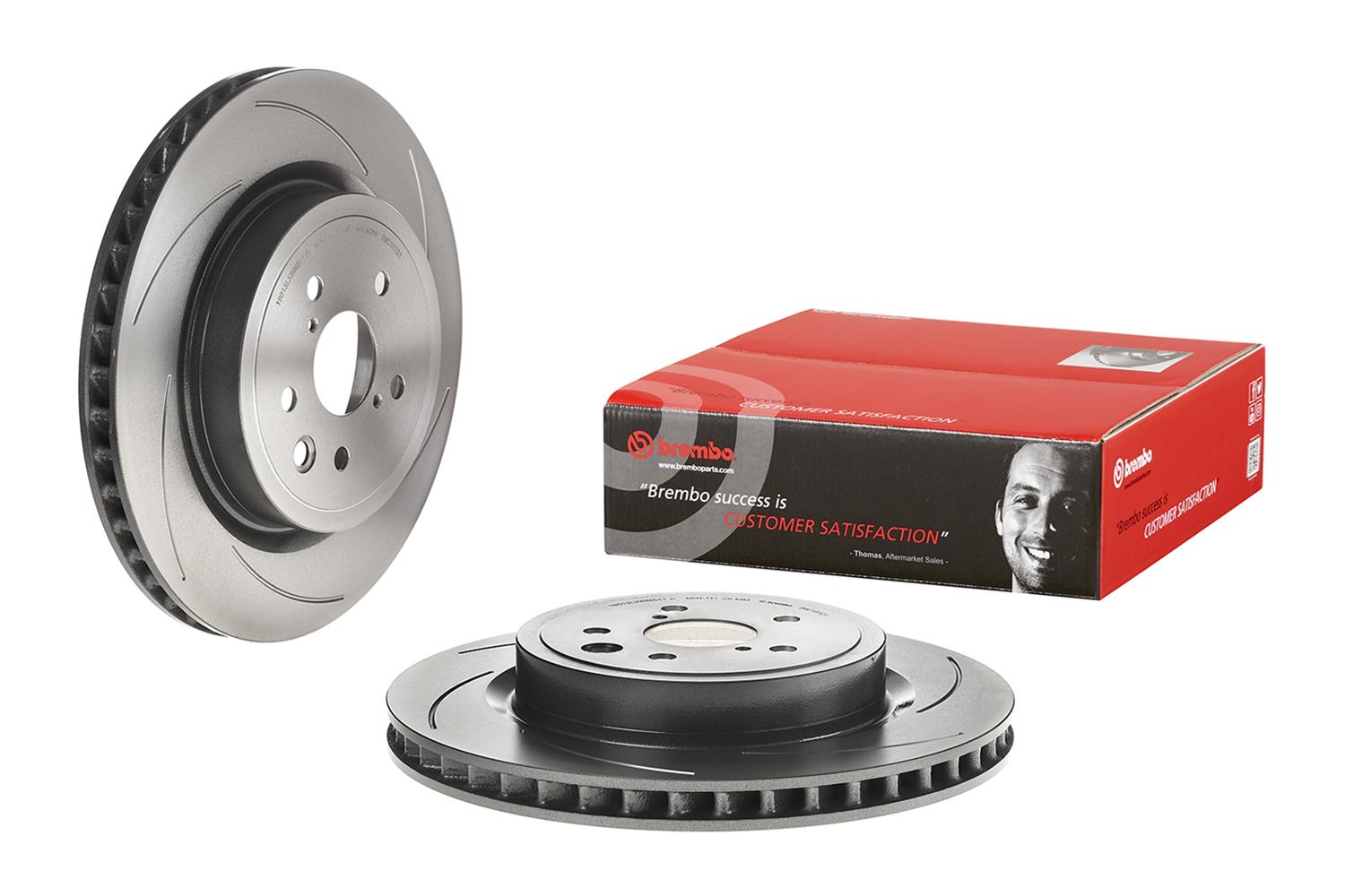 Brembo 09.C181.21 Brembo Premium UV Coated Brake Rotors | Summit Racing