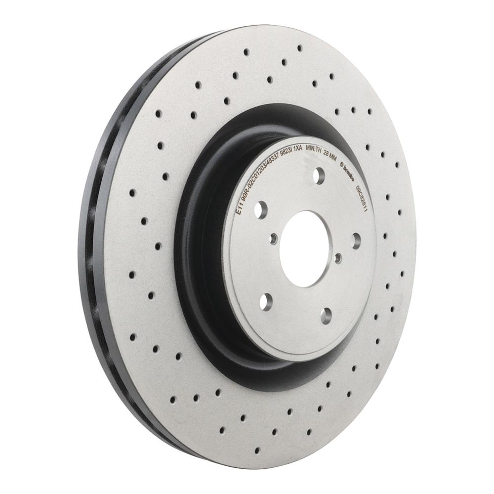 Brembo 09.C828.11 Brembo Prime UV Coated Brake Rotors | Summit Racing