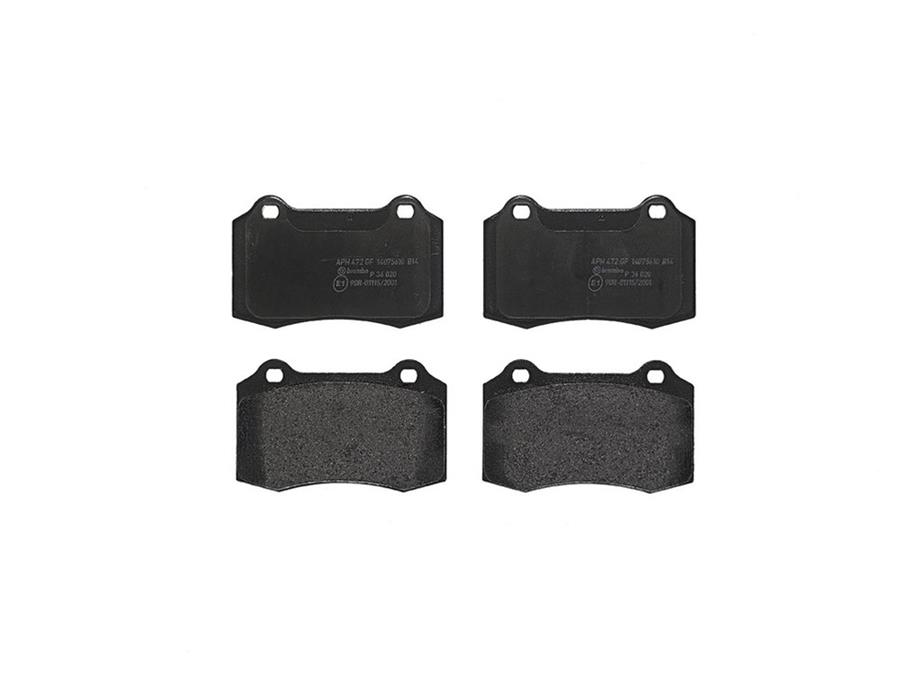Brembo P36020 Brembo Low-Met Brake Pads | Summit Racing
