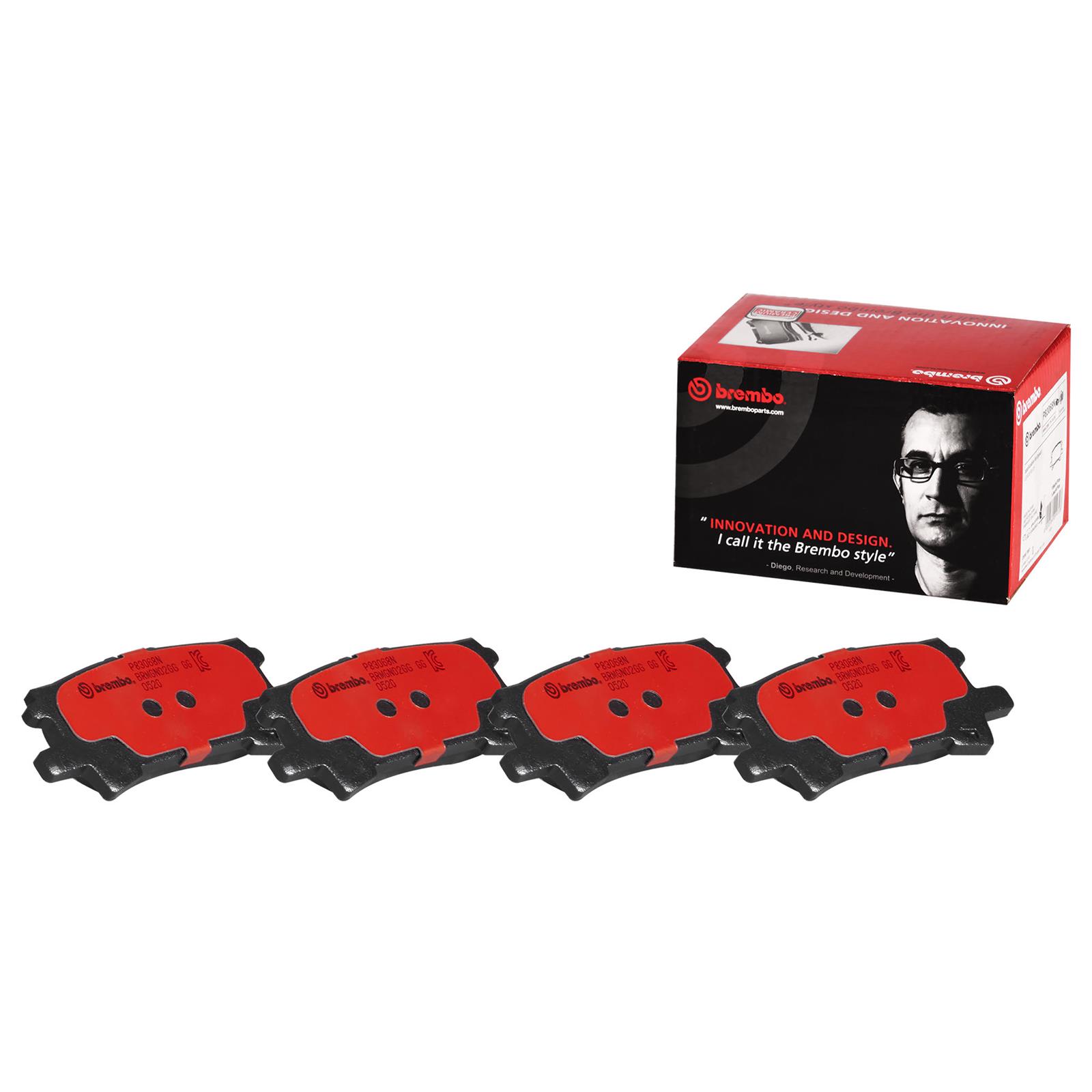 Brembo P83068N Brembo NAO Ceramic Brake Pads | Summit Racing