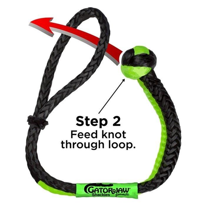Bubba Rope 176746NGRB Bubba Rope Gator-Jaw Soft Shackles | Summit Racing
