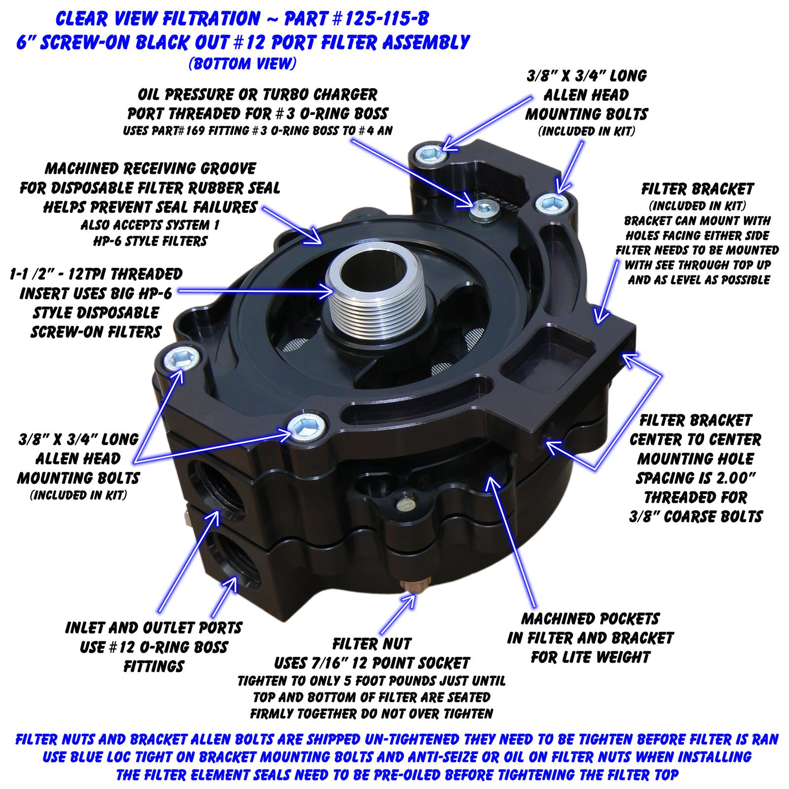 Clear View Filtration 126-380-B Clear View Filtration Screw-On See ...