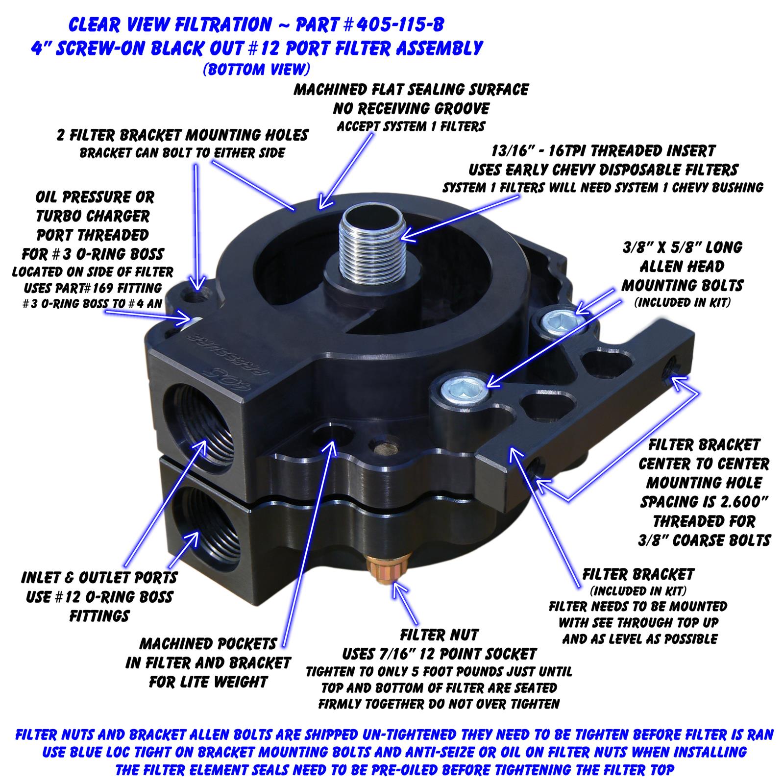 Clear View Filtration 405-115-B Clear View Filtration Screw-On See ...