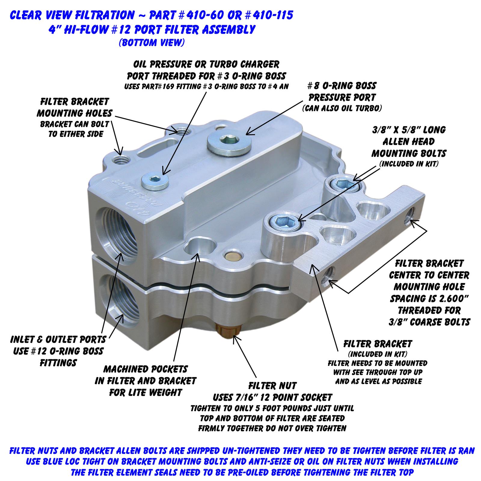 Clear View Filtration 410-60 Clear View Filtration See Through Oil ...