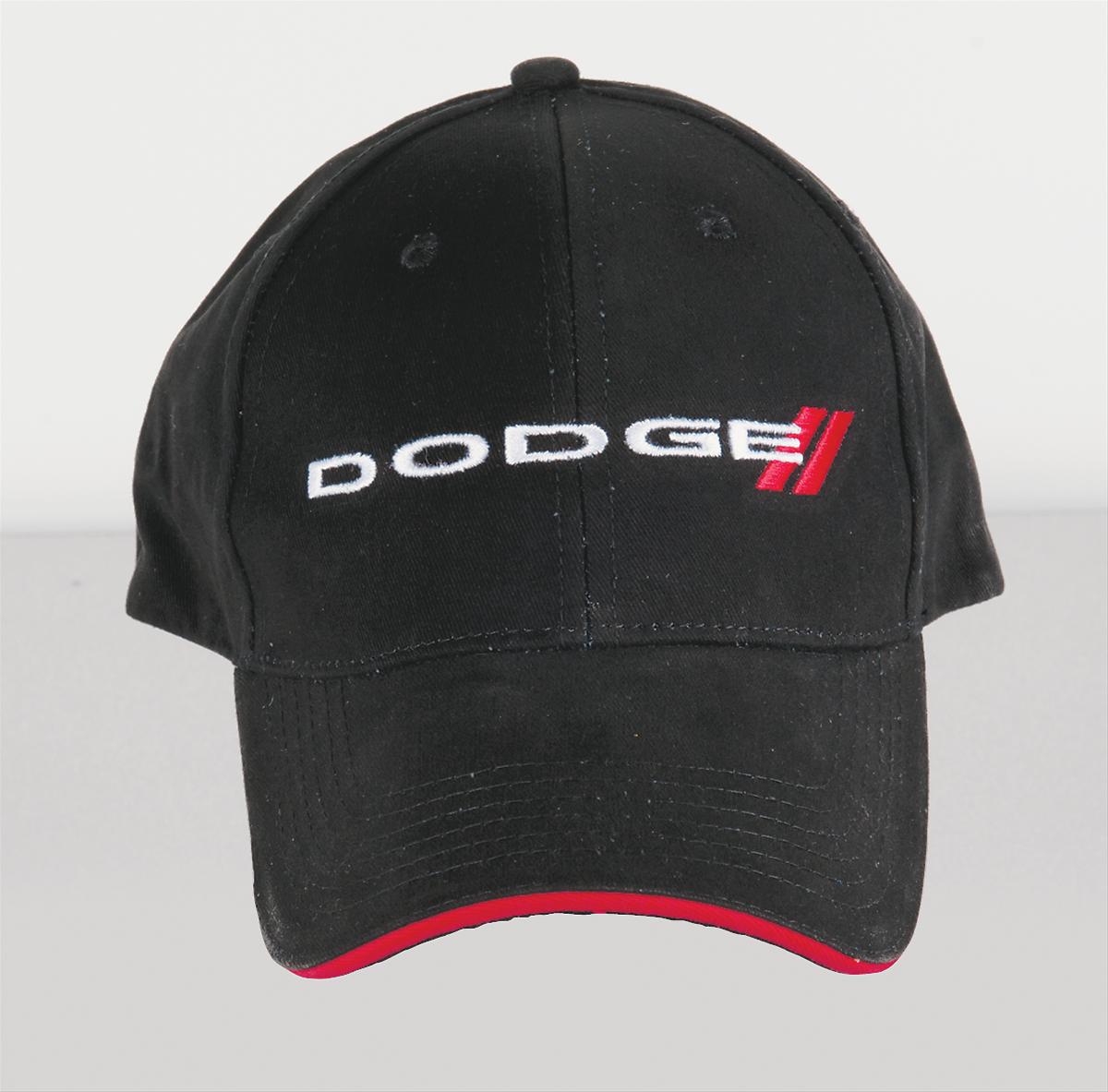 Summit Gifts HH121BLK Dodge Twin Slash Cap Black | Summit Racing