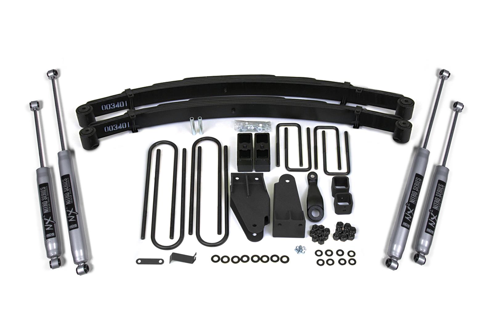 1986 FORD F 250 BDS BDS307H BDS Suspension Lift Kits with NX2 Nitro ...