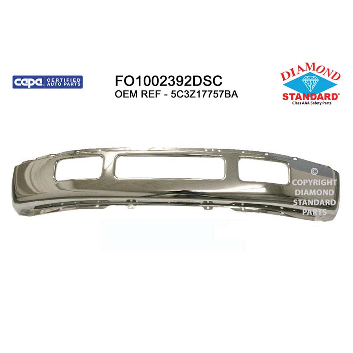 Coast to Coast International Body Parts FO1002392DSC Body Parts Bumper ...