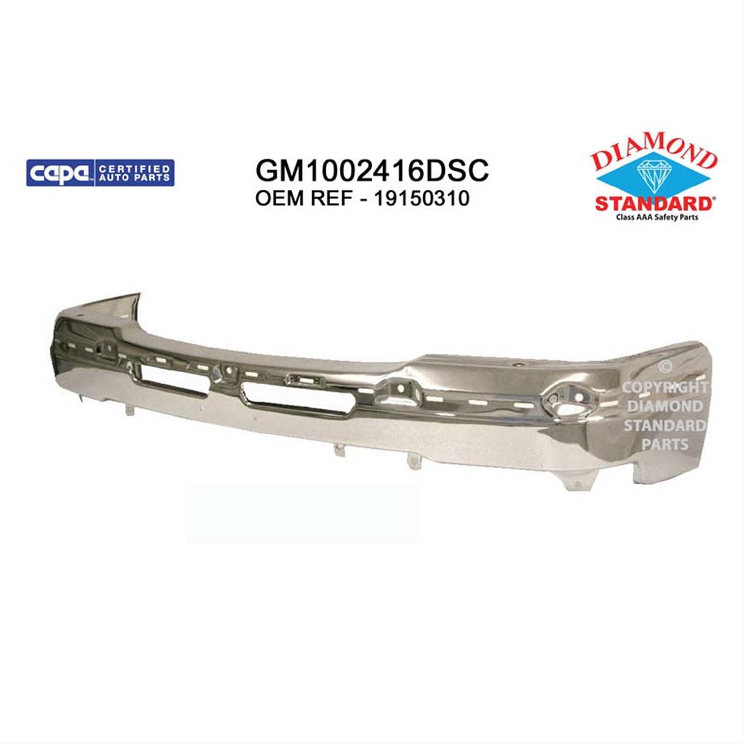 Coast to Coast International Body Parts GM1002416DSC Body Parts Bumper ...
