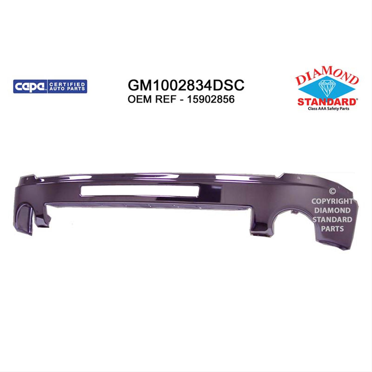 Coast to Coast International Body Parts GM1002834DSC Body Parts Bumper ...