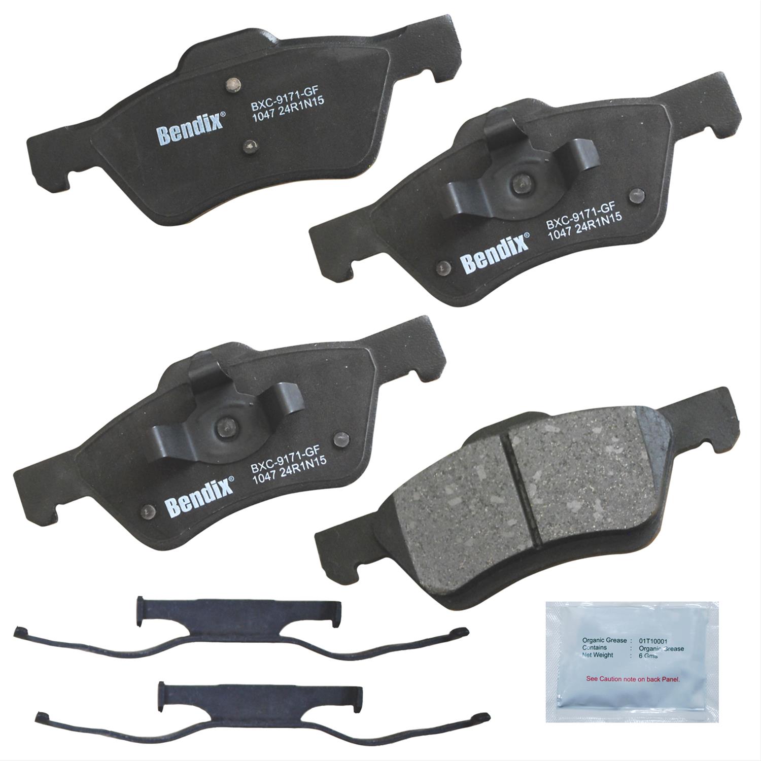 Bendix Brakes CFC1047 Bendix Brakes CQ Ceramic Brake Pads | Summit Racing