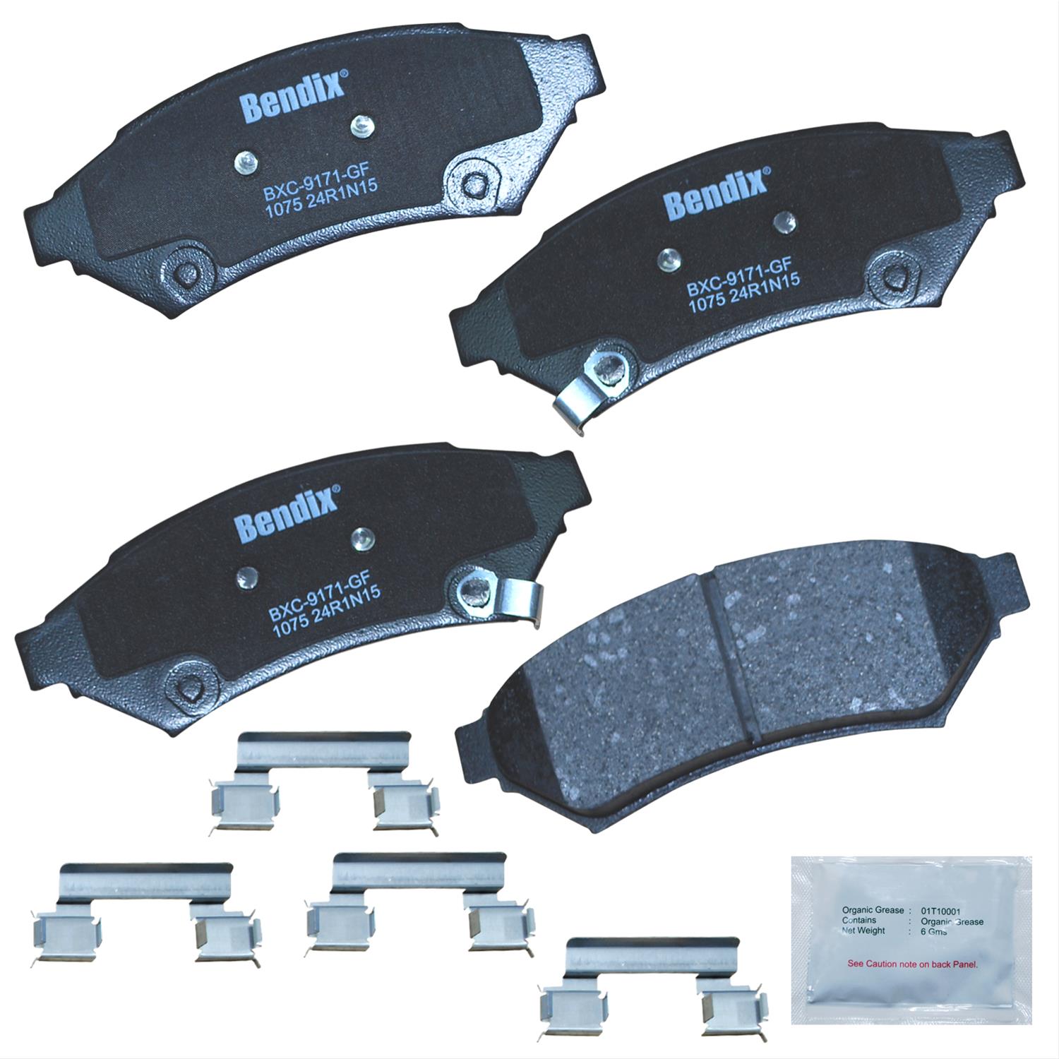 Bendix Brakes CFC1075 Bendix Brakes Premium Copper-Free Brake Pads ...