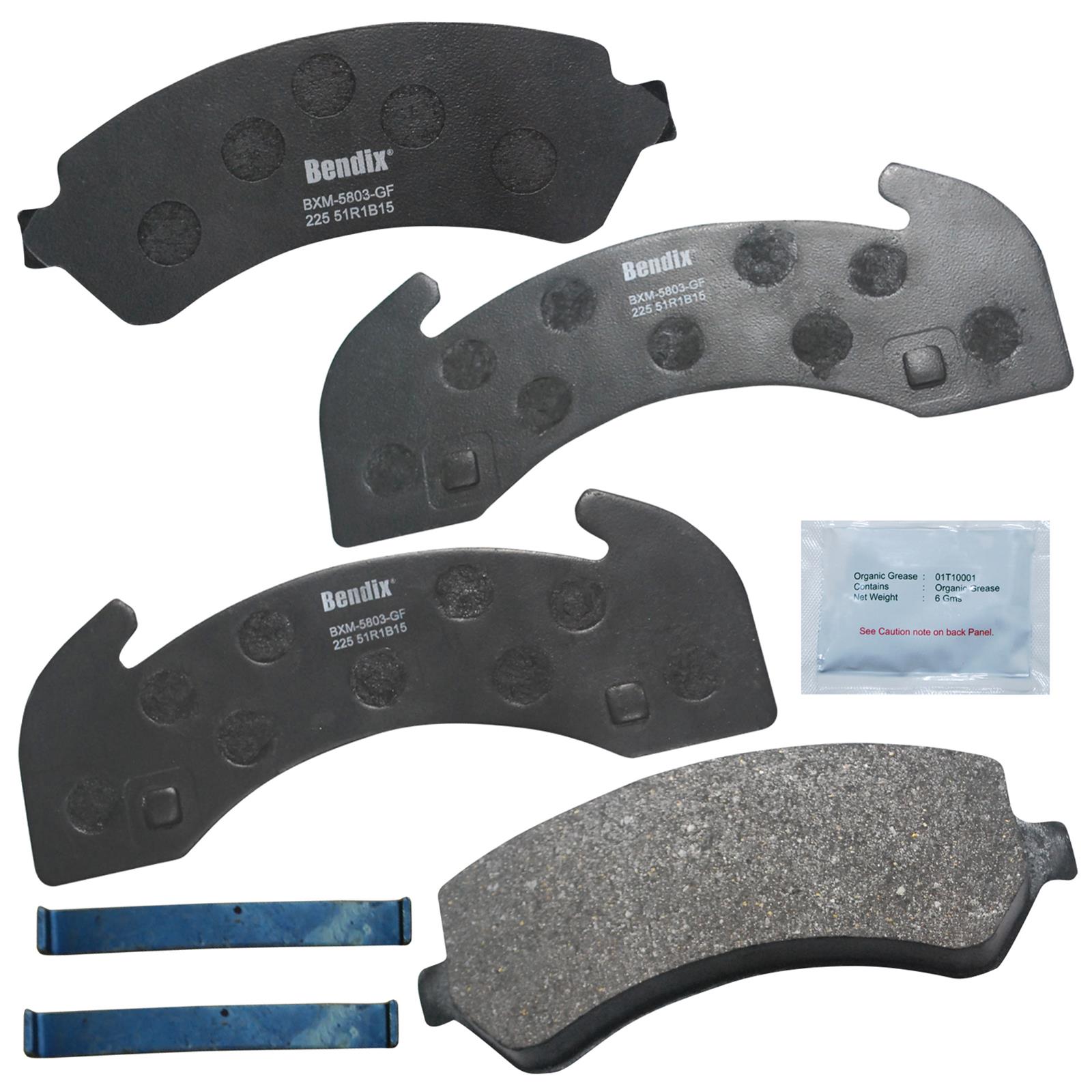 Bendix Brakes MKD225FM Bendix Brakes Fleet MetLok Brake Pads | Summit ...