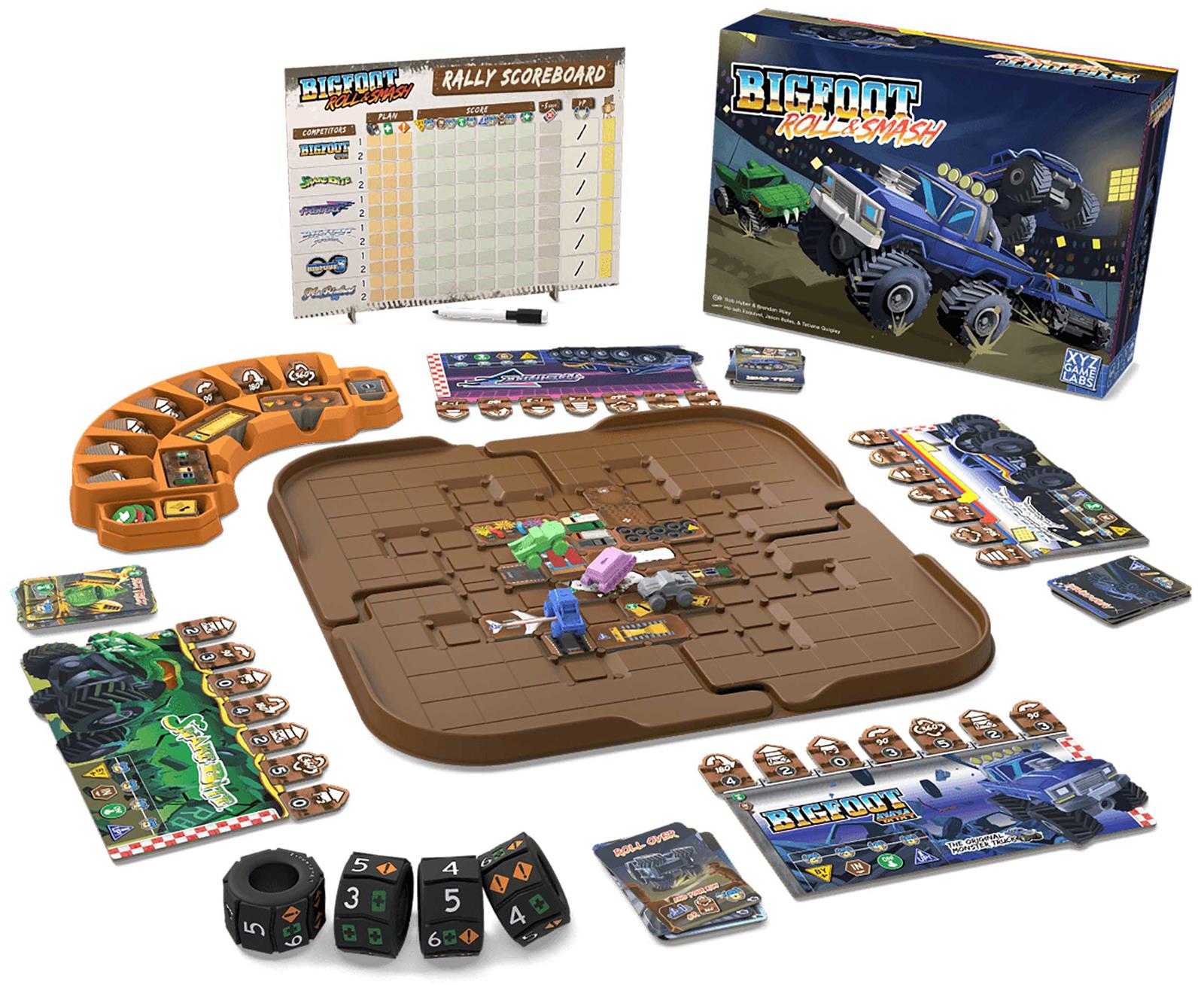 Bigfoot 4X4 BFRSGAME BIGFOOT® Roll and Smash Board Game | Summit Racing