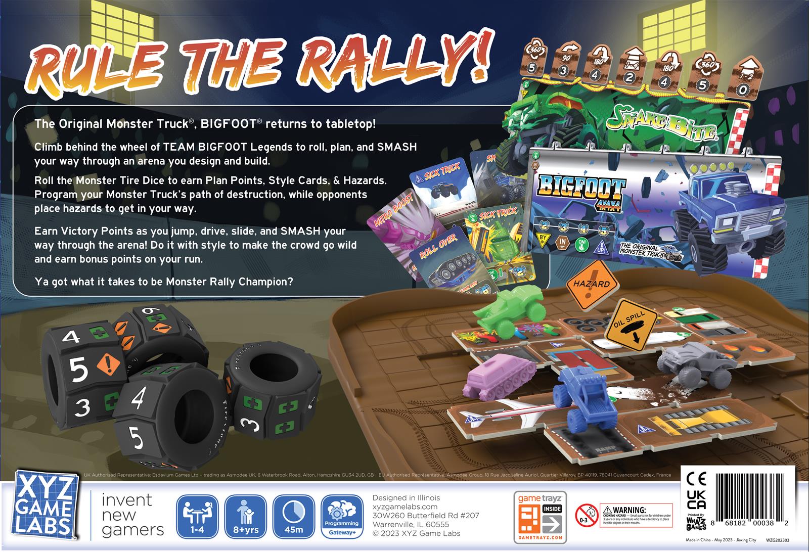 Bigfoot 4X4 BFRSGAME BIGFOOT® Roll and Smash Board Game | Summit Racing