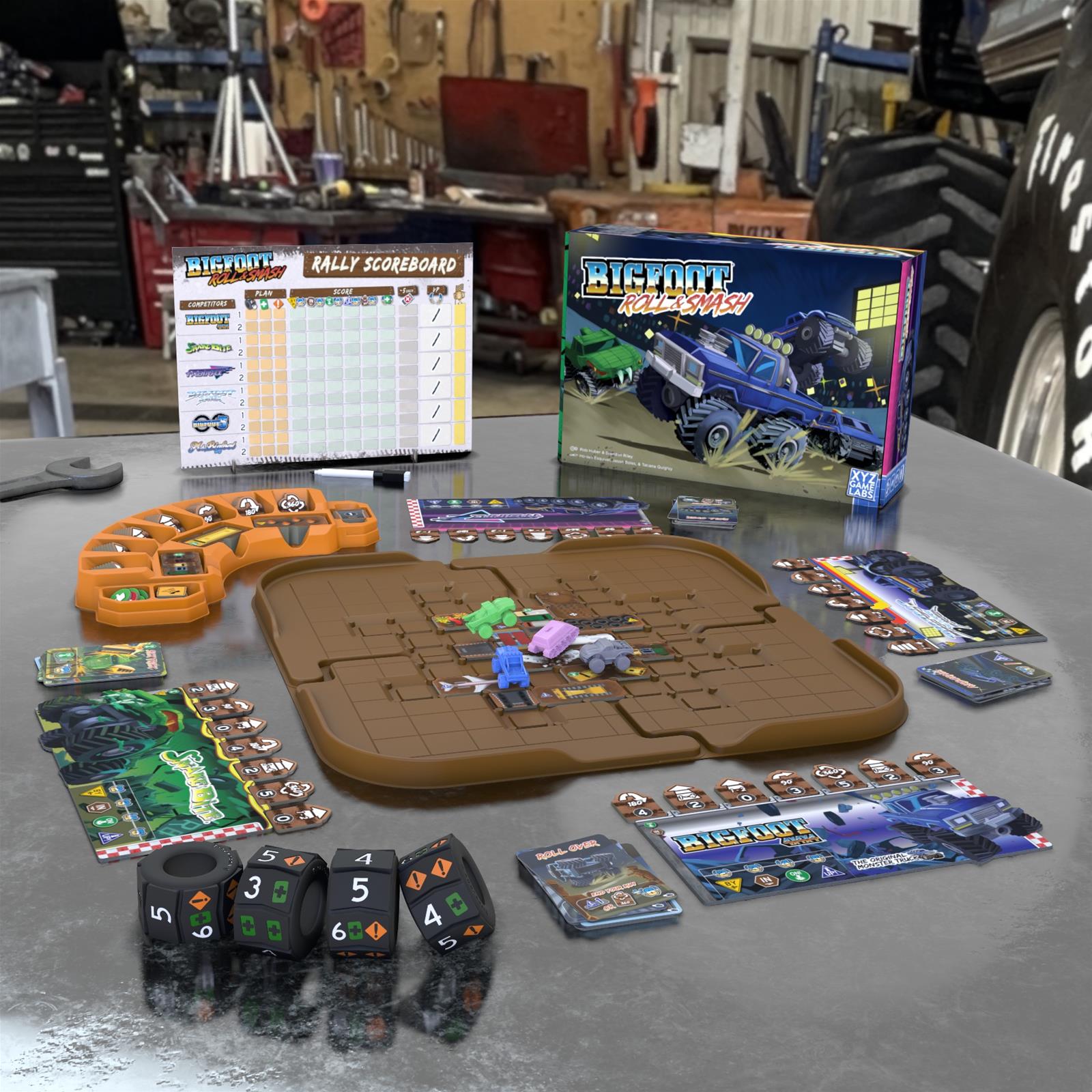 Bigfoot 4X4 BFRSGAME BIGFOOT® Roll and Smash Board Game | Summit Racing
