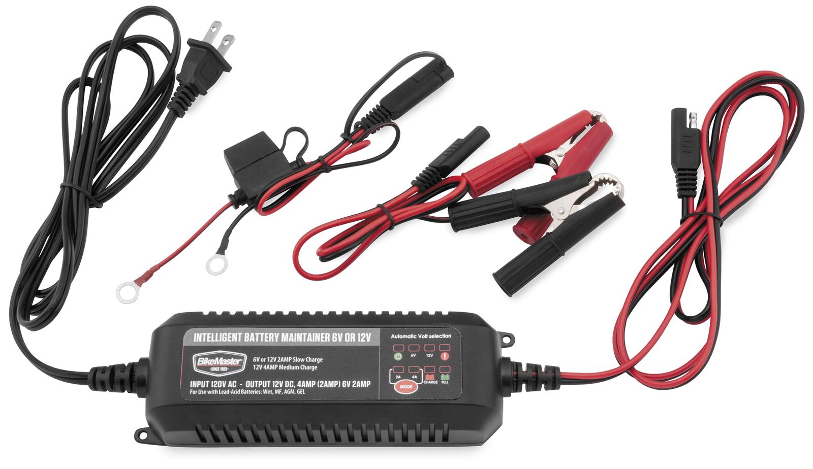 BikeMaster 150909 BikeMaster Intelligent Battery Charger Maintainers ...