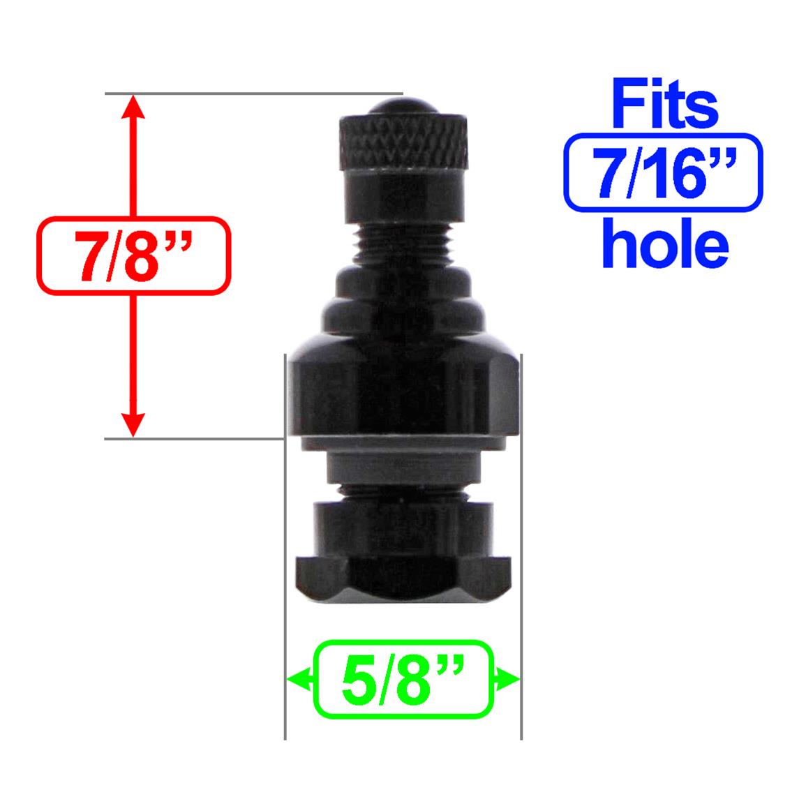 BikeMaster 151973 BikeMaster Aluminum Forged Valve Stems | Summit Racing