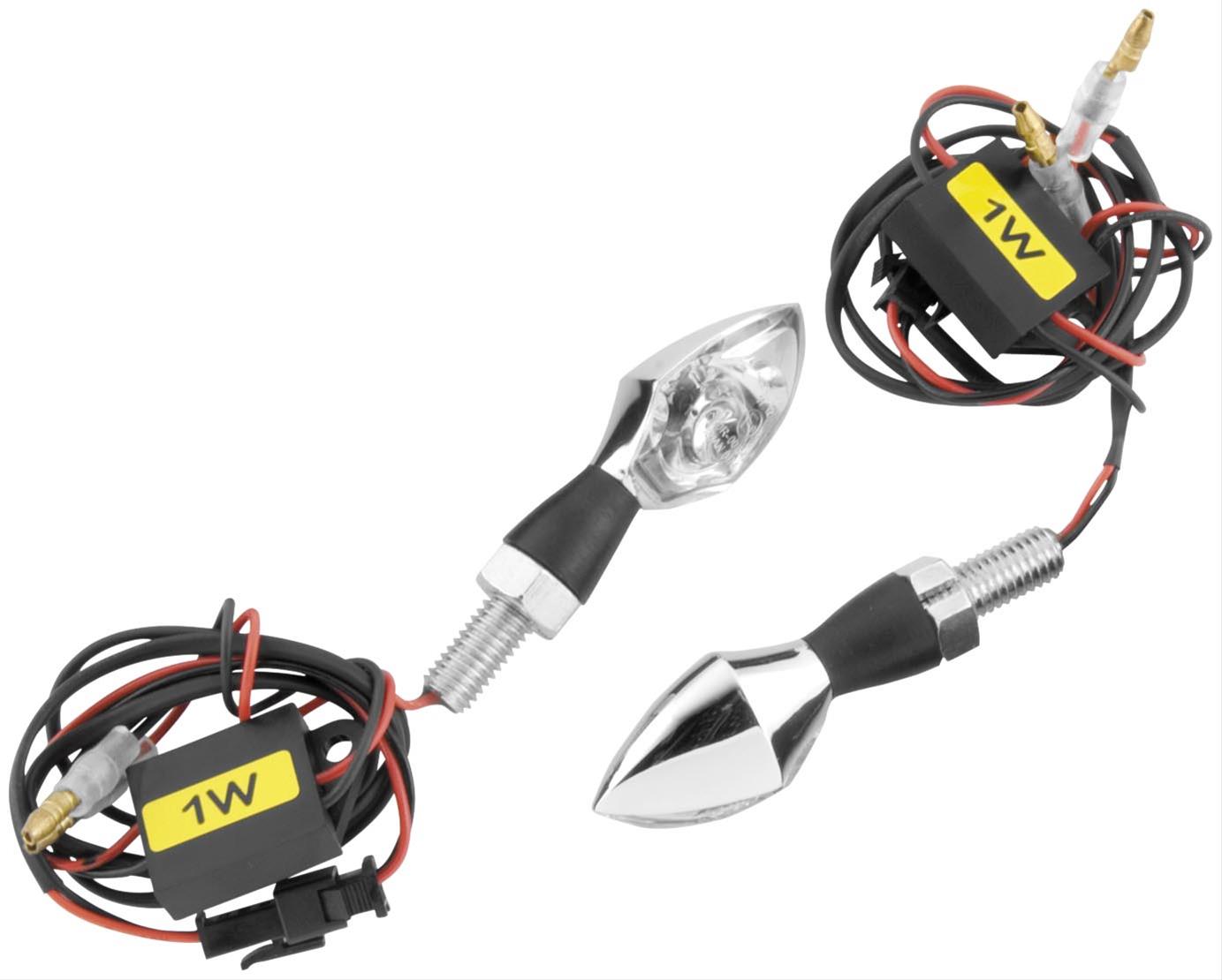 BikeMaster 266237 BikeMaster Micro Brite Turn Signals | Summit Racing