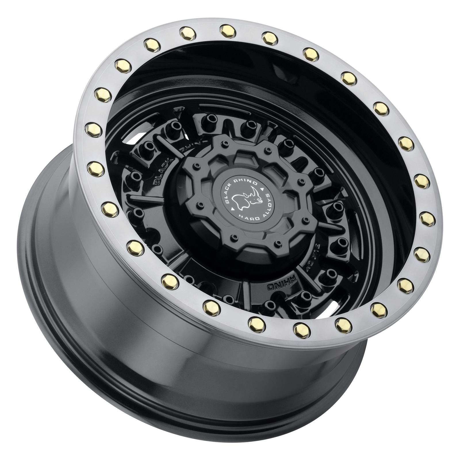 Black Rhino Wheels 2095ABR-88165B22 Black Rhino Abrams Gloss Gun Black ...