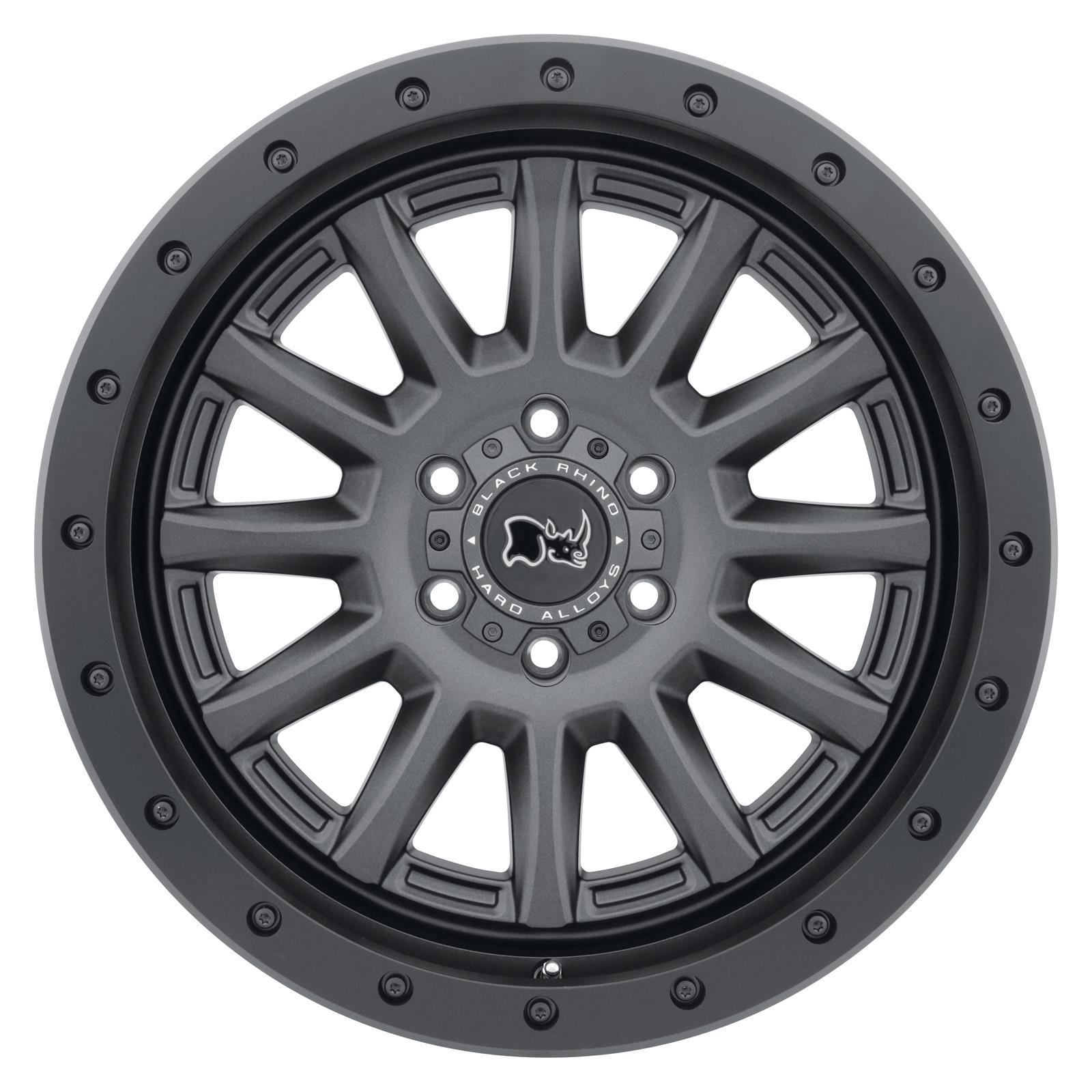Black Rhino Wheels 2090DGR106114M66 Black Rhino Dugger Matte Gunblack ...
