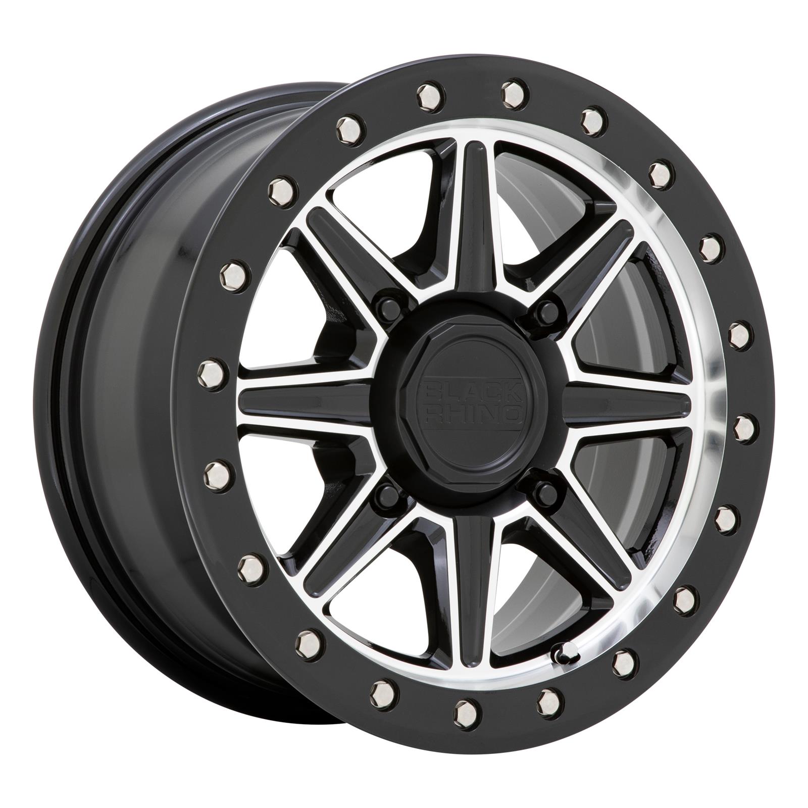 Black Rhino Wheels 1570WEB514136F06 Black Rhino Webb UTV Gloss Black ...