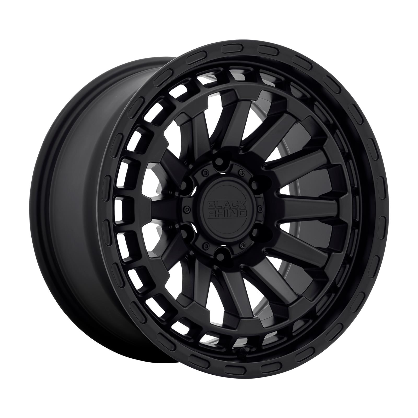 Black Rhino Wheels 1785RAD006120M67 Black Rhino Raid Matte Black Wheels ...