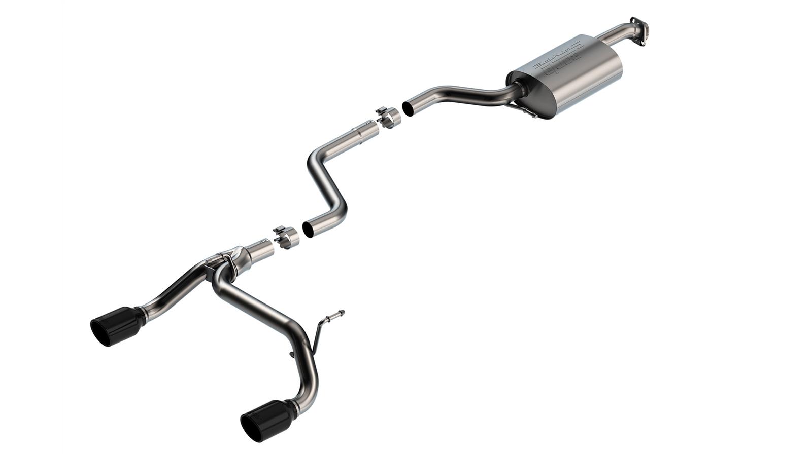 Borla 140923BC Borla S-Type Cat-Back Exhaust Systems | Summit Racing