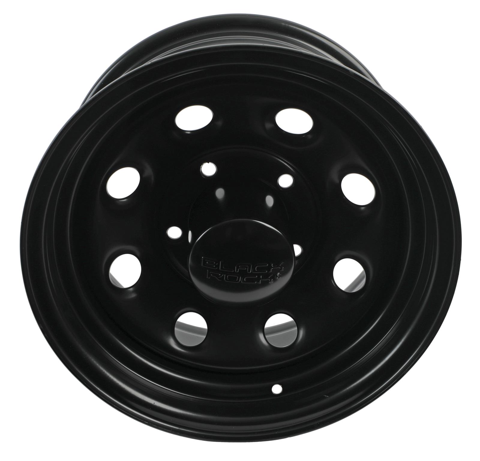 Black Rock Series 997 Type 8 Matte Black Wheels | Summit Racing