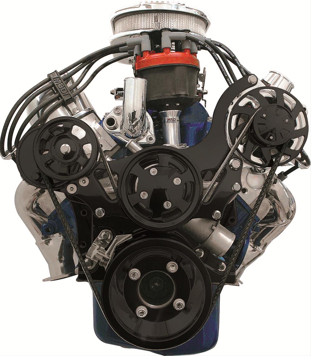 Billet Specialties BLK13625 Billet Specialties Tru Trac Serpentine ...