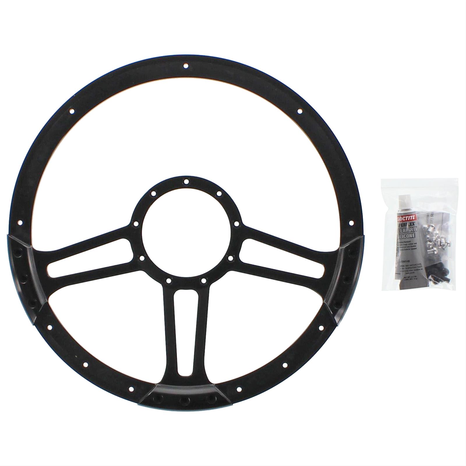 Billet Specialties BLK29263 Billet Specialties Half-Wrap Steering ...