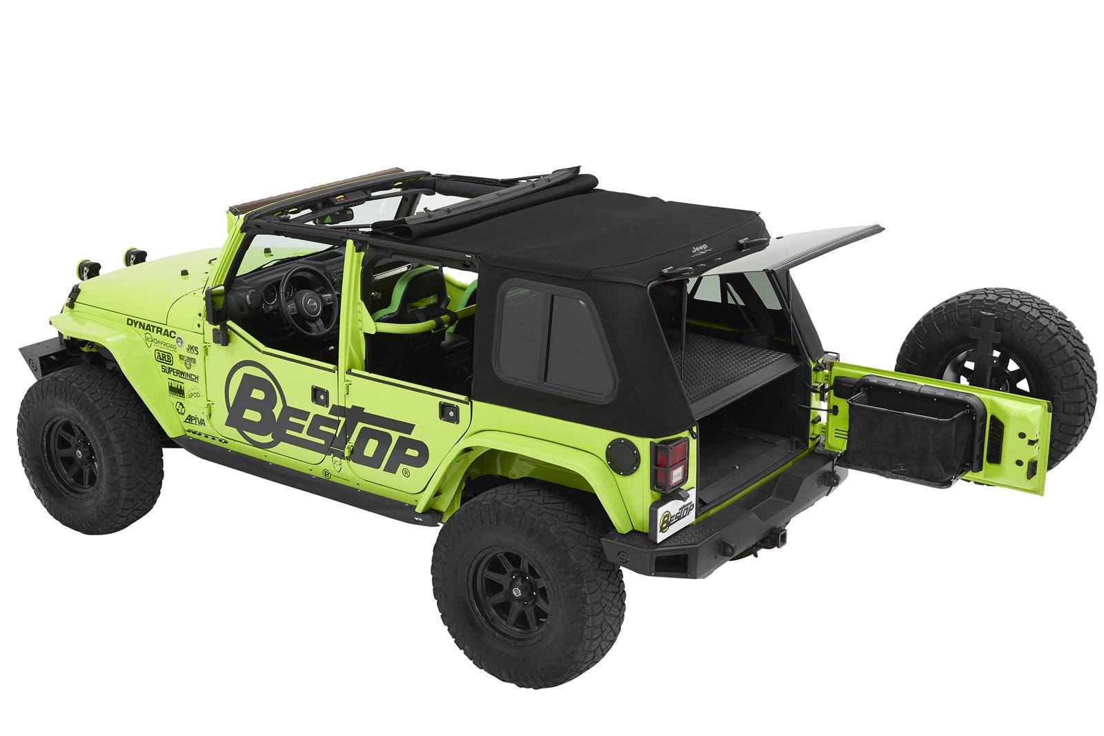 Bestop 54463-17 Bestop Trektop Pro Hybrid Slantback Soft Tops | Summit ...