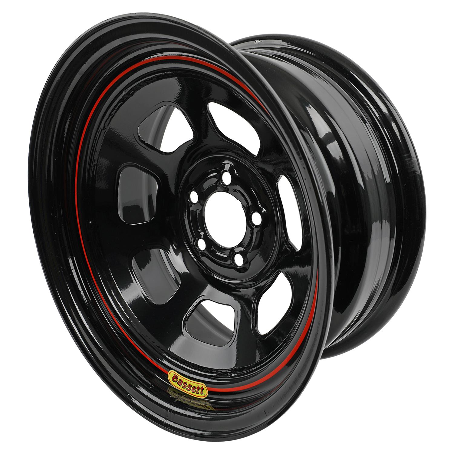 Bassett Racing Wheel 57RN3 Bassett Racing DOT-Approved Black Gloss ...