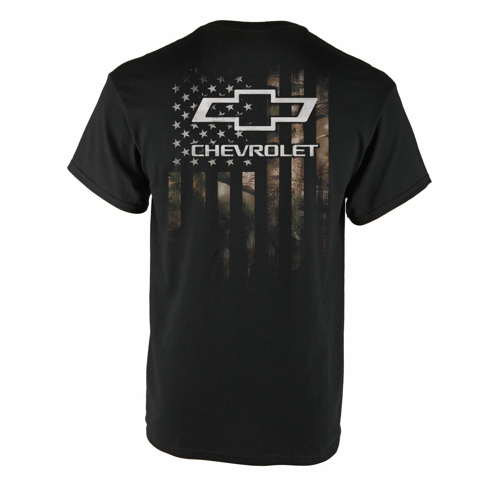 Summit Gifts 3496-MD Chevrolet Camo Flag T-Shirts | Summit Racing