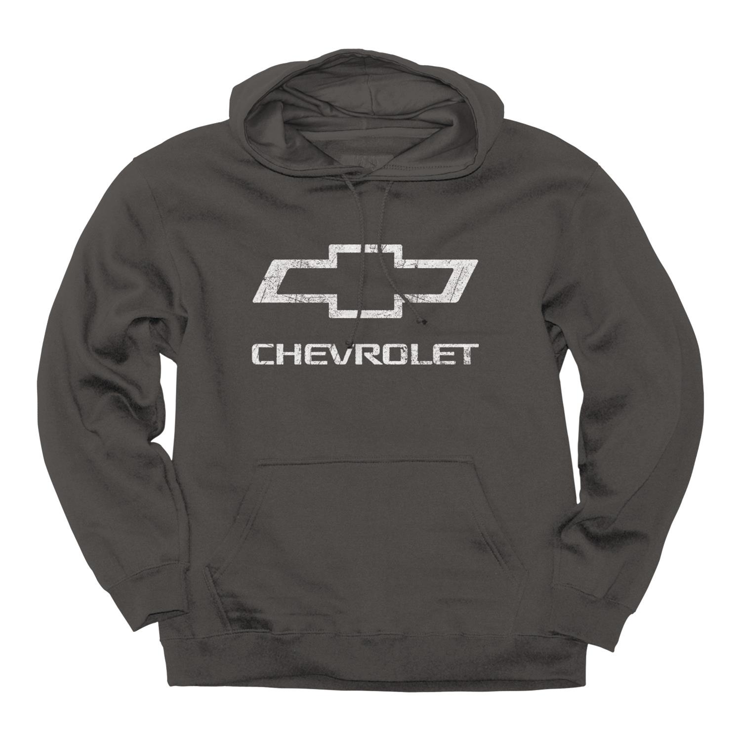 Summit Gifts 3617-MD Chevrolet Distressed Bowtie Hooded Sweatshirts ...