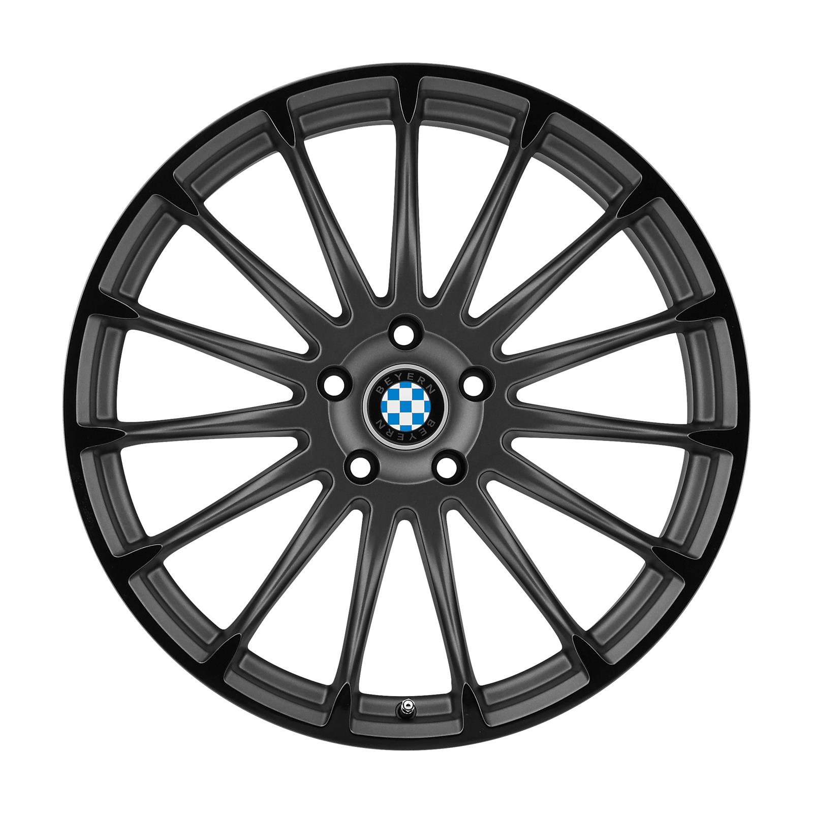 Beyern BMW Wheels 2010BYA205120B72 Beyern Aviatic Matte Gunmetal Wheels ...