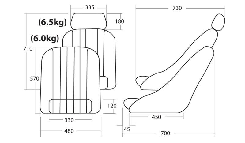 Cobra Seats CCS-S-BK Cobra Classic CS Seats | Summit Racing