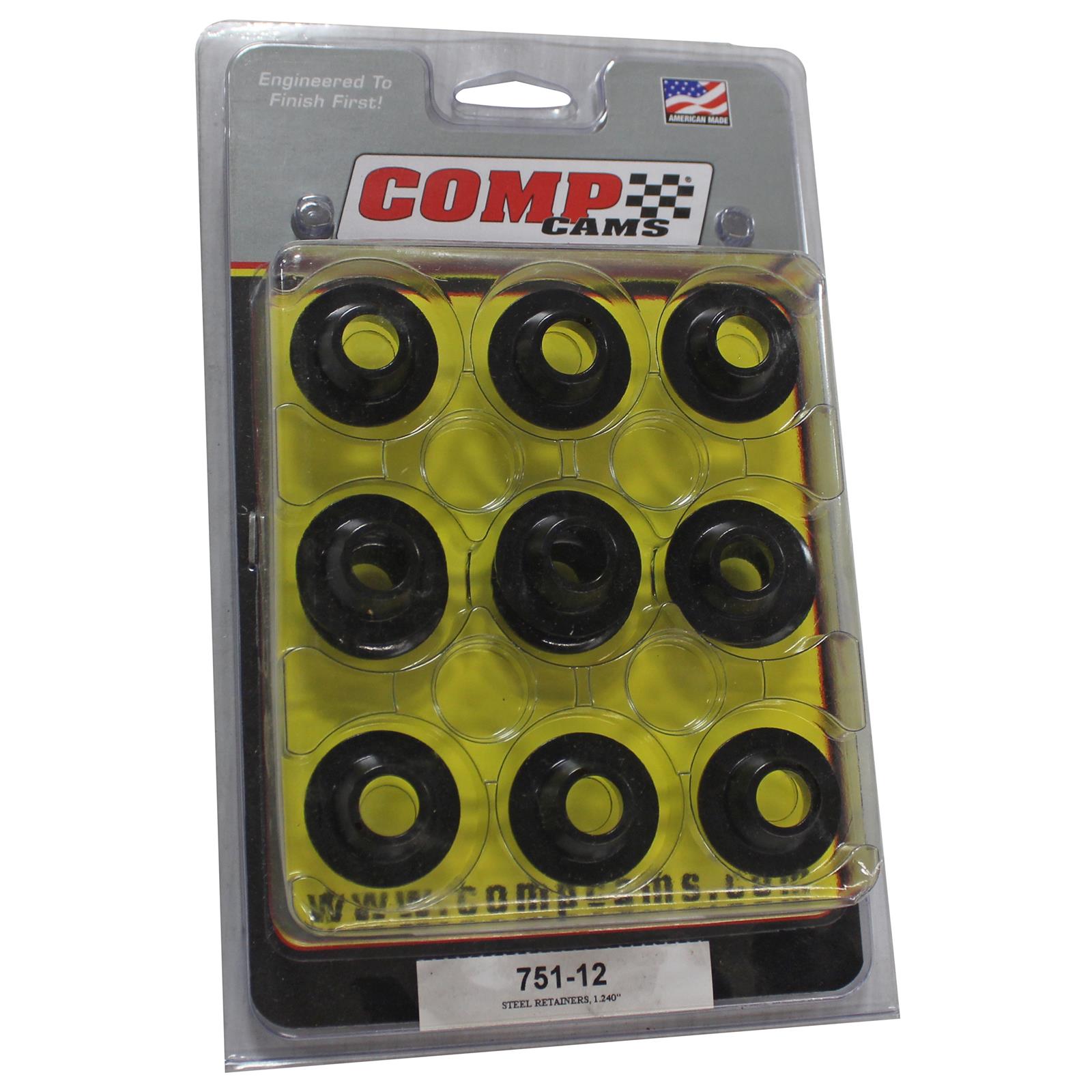 COMP Cams 751-12 COMP Cams Steel Valve Spring Retainers | Summit Racing