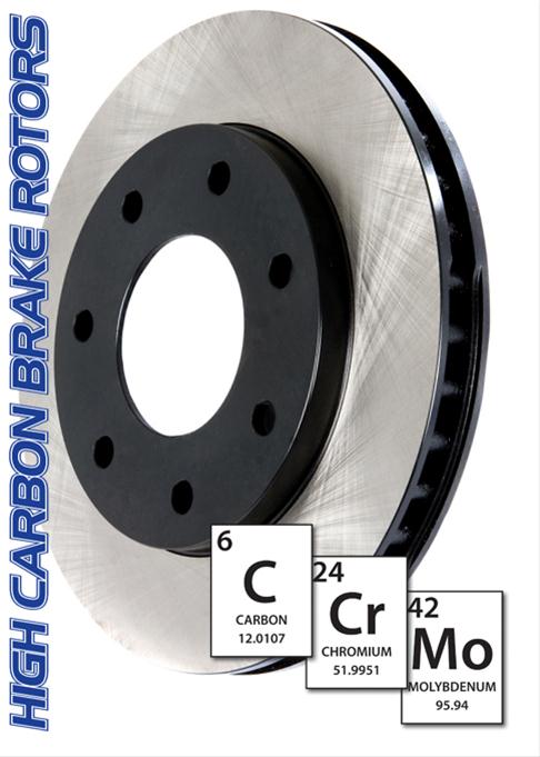 Centric Parts 125.61116 Centric Premium High-Carbon Brake Rotors ...