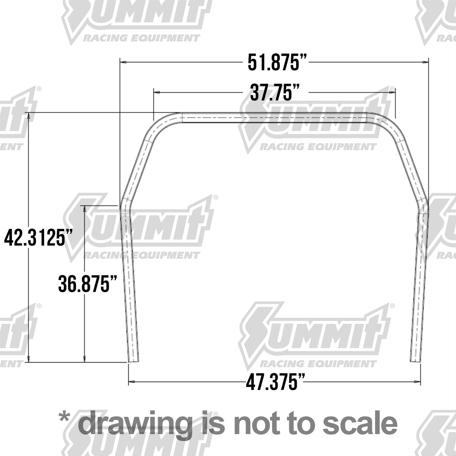 Competition Engineering C3025 Competition Engineering 8-Point Roll Bar ...