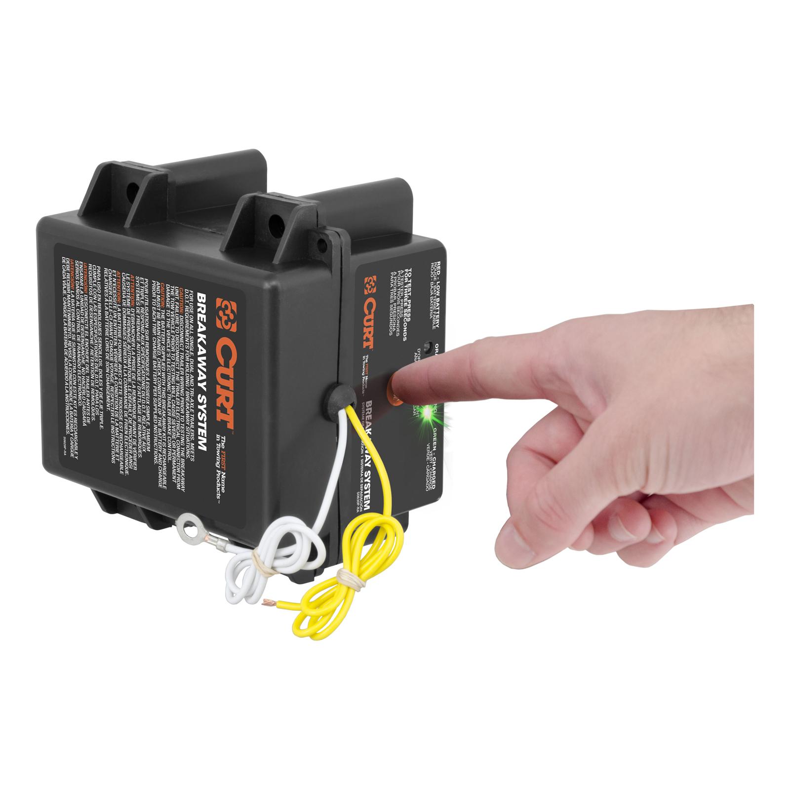 Curt Manufacturing 52042 CURT Side Load Push-to-Test Breakaway Systems ...