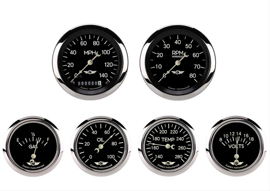 Classic Instruments CL901SRC Classic Instruments Classic Series Gauge ...