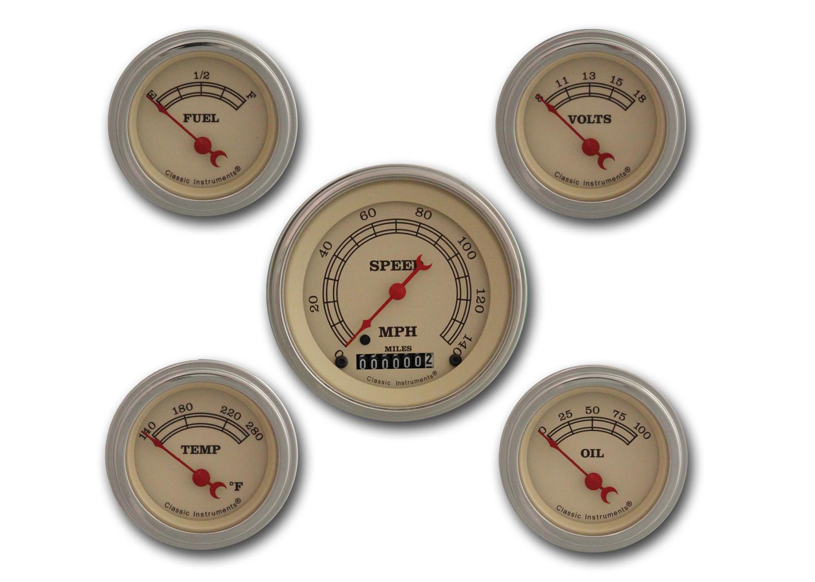 Classic Instruments VT00SLC Classic Instruments Vintage Series Gauge ...