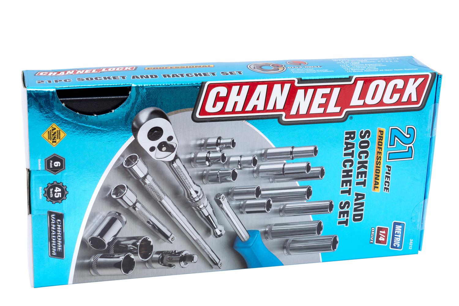 Channellock 34212 CHANNELLOCK 21-Piece Socket Sets | Summit Racing