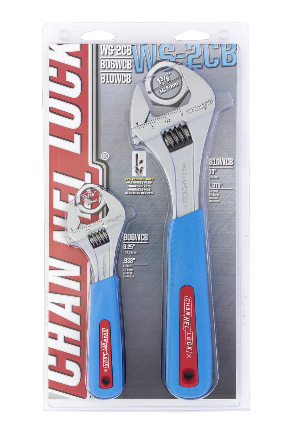 Channellock WS-2CB CHANNELLOCK Code Blue Adjustable Wrenches | Summit ...