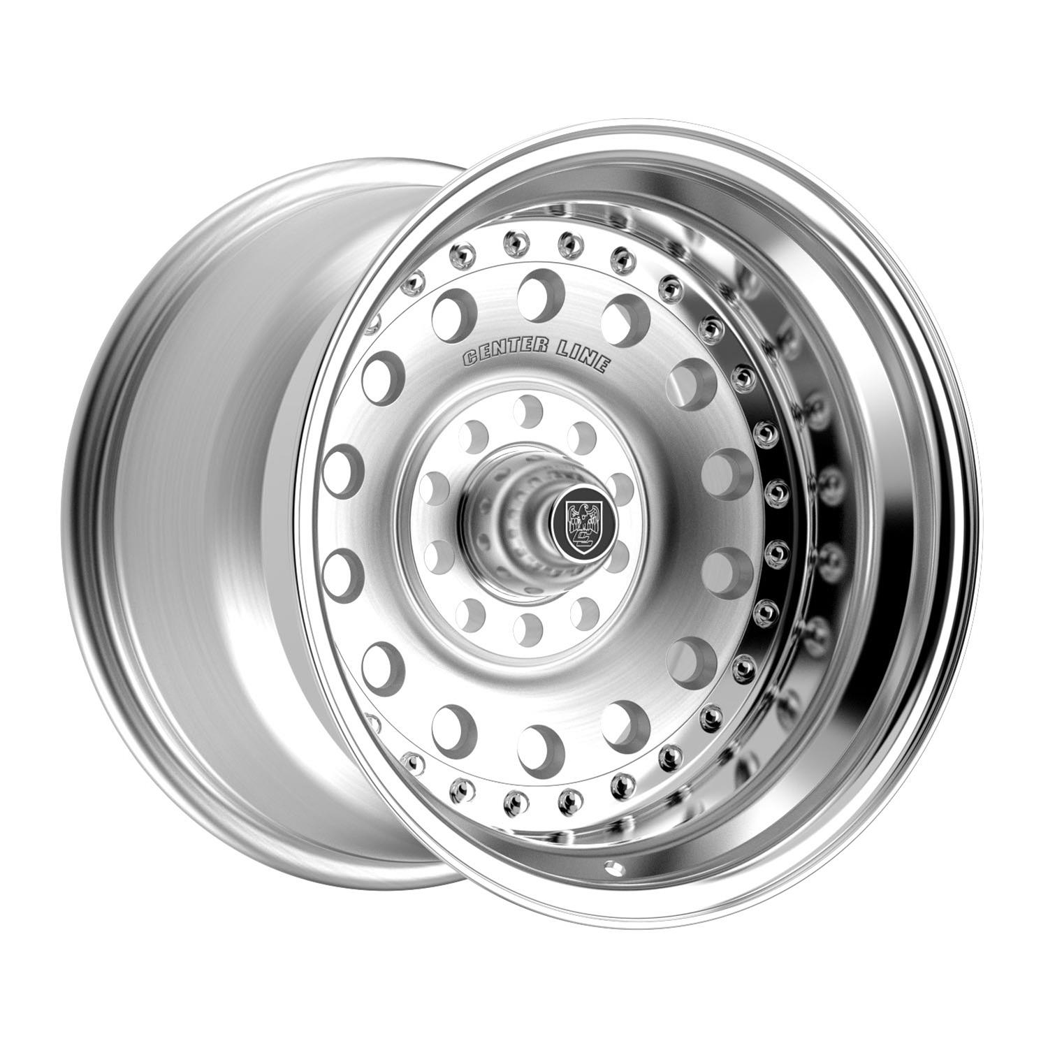 Center Line Wheels 002P-51004-12 Center Line Pro Stock Brushed Wheels ...