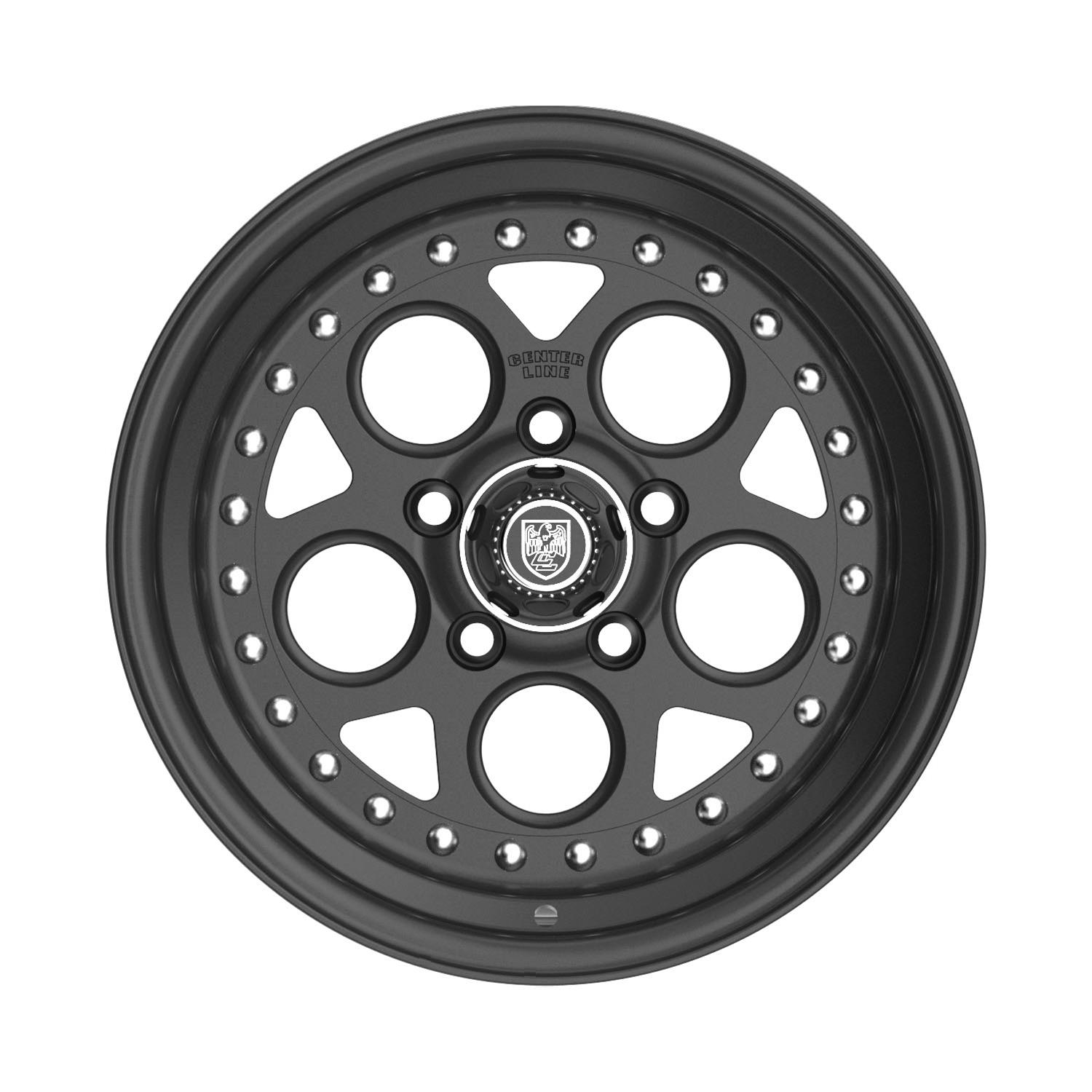 Center Line Wheels 001SB-57065-06 Center Line REV 2.0 Satin Black ...