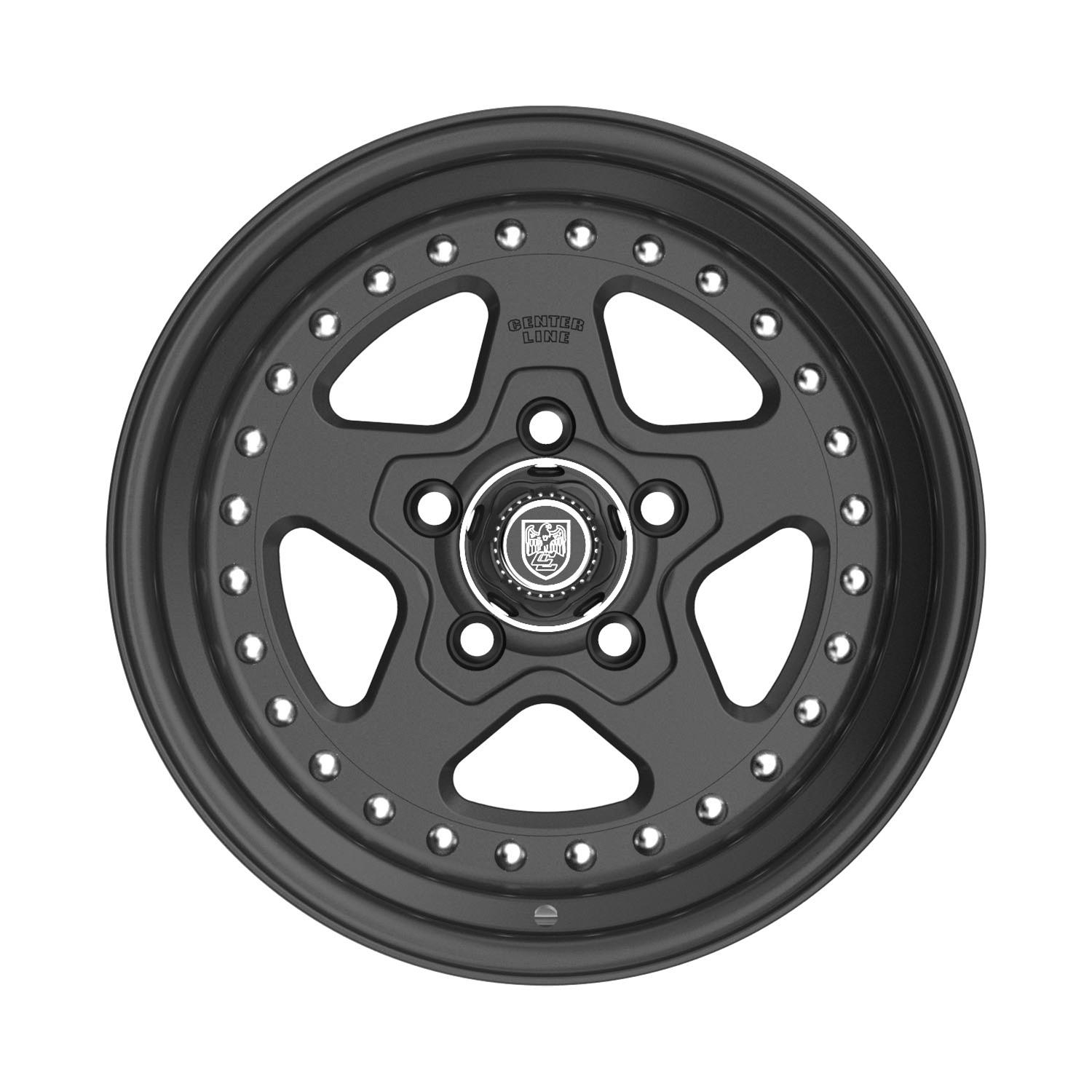 Center Line Telstar 2.0 Satin Black Wheels | Summit Racing