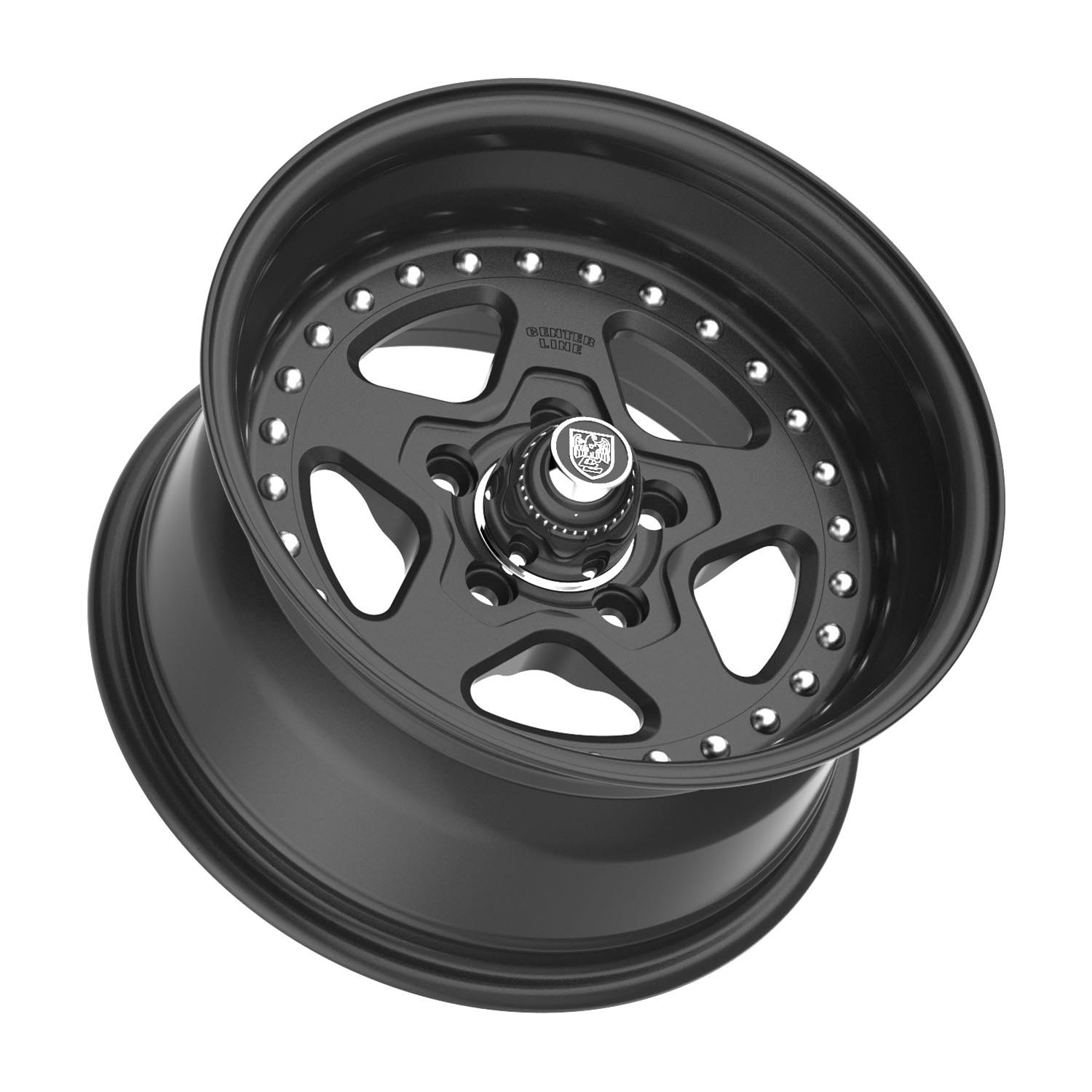 Center Line Telstar 2.0 Satin Black Wheels | Summit Racing
