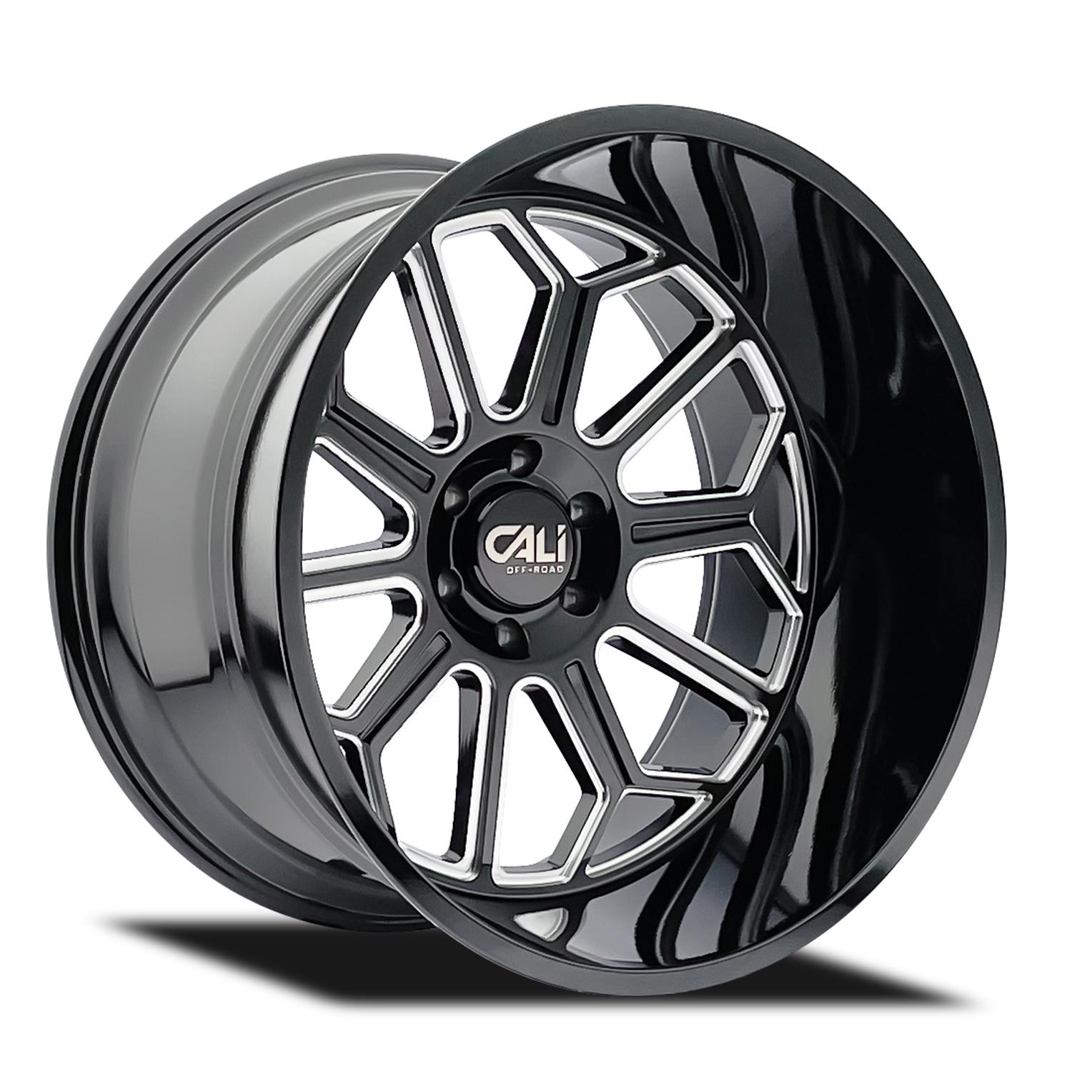 Cali Off Road 9117-24436BM Cali Off-Road Auburn Gloss Black Milled ...